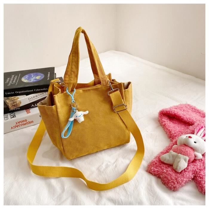 Cartable CRAZE UQHTX Corduroy mini doll large-capacity handbag women's ...