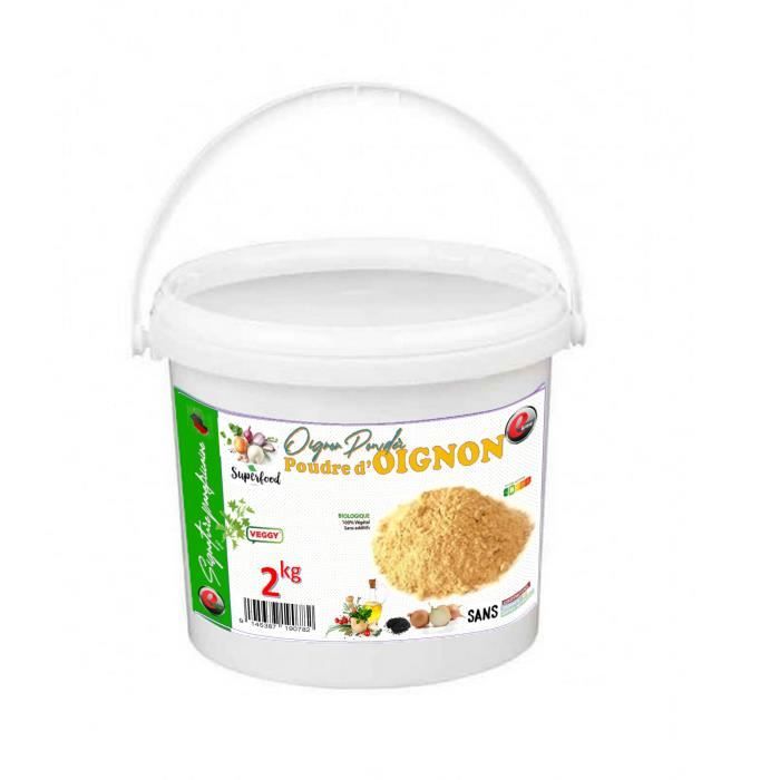 Oignons en poudre - seau 2kg - Signature panafricaine - Cdiscount Au ...