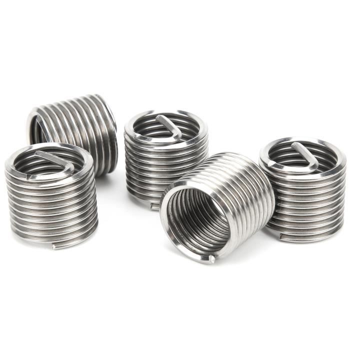 HURRISE Insert de filetage 5 pièces filetage insert manchon enroulé ...
