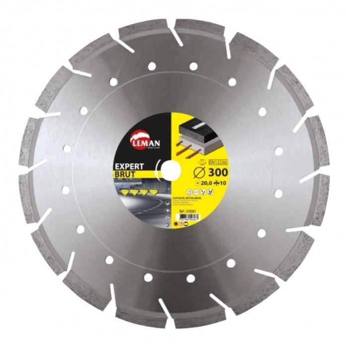 Disque Diamant Segments Asphalte, Béton Armé - LEMAN - Ø 400 x 25,4 x H ...