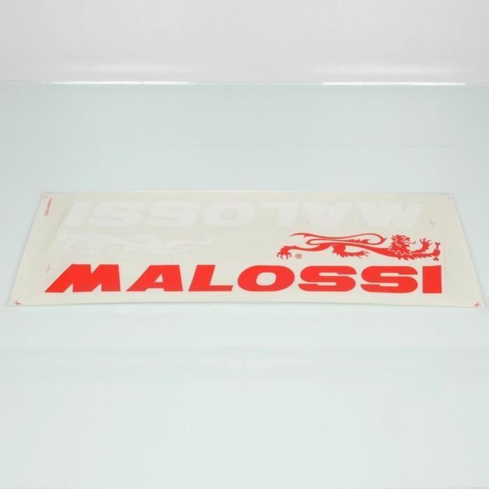 Autocollant - MALOSSI - Logo Malossi - 610x130mm - Rouge - Pour moto ...