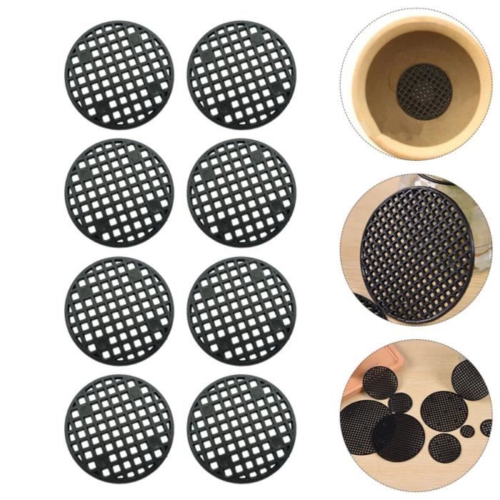 1 Set 36 Pcs En Pot De Fleur Trou Maille Pad Rond Bonsaï Fond Grille ...