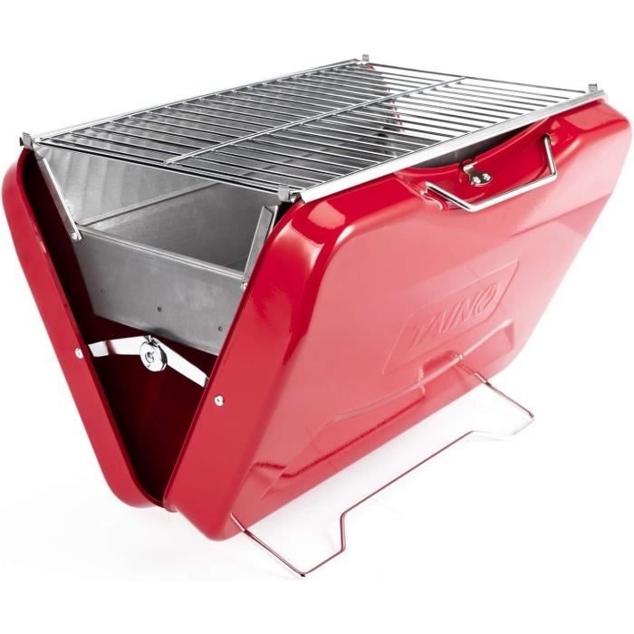 TAINO MOX Barbecue au charbon de bois, style rétro, pliable, portable ...