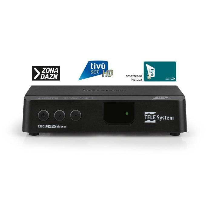 TELESYSTEM DECODER SATELLITARE TIVUSAT DVB-SS2HEVC 58010097 - Cdiscount ...