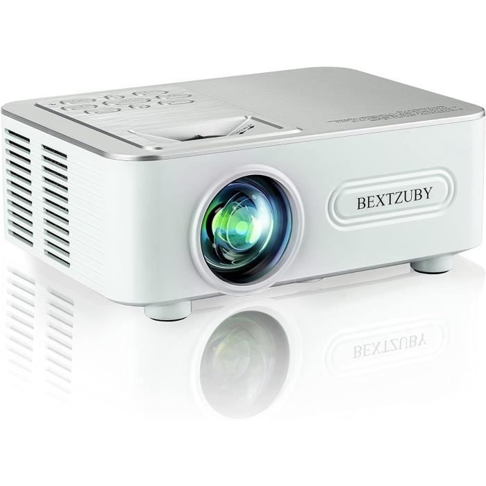 Mini Projecteur, Videoprojecteur Portable 7500 Lumens Supporte 1080P ...