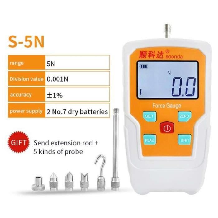 MGT13580-DYNAMOMETRE,Jauge de force numérique à ressort, testeur de ...