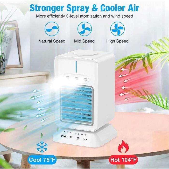 Climatiseur Mobile Camping Usb,3 En 1 Climatiseurs Portables Réservoir ...