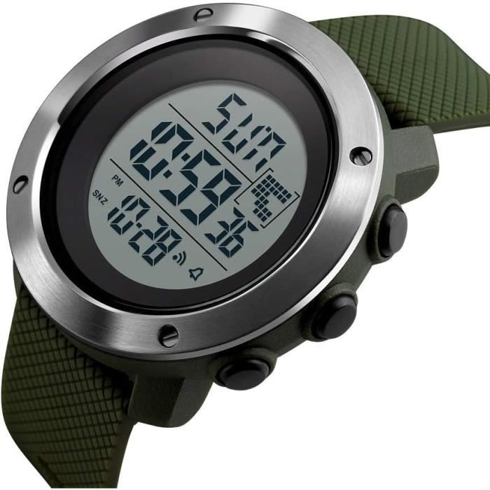 Digitale Montre Homme Et Femme Sport Outdoor Militaires 50M Etanche ...
