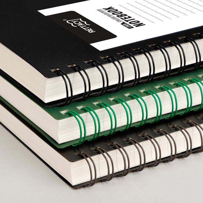 B5 Bloc-Notes À Spirales,300 Feuilles/150 Pages Pour Écrire,Papier ...