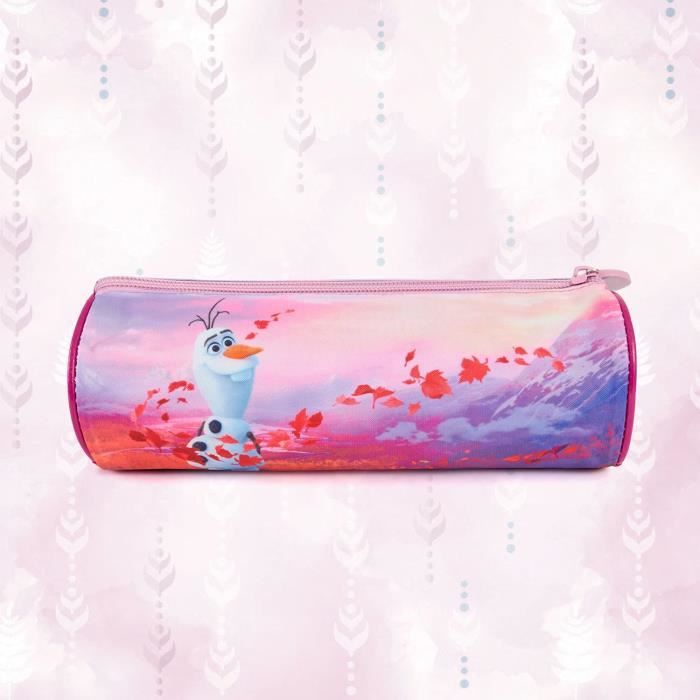 Frozen Trousse Ecole Fille Enfant - étui Scolaire Reine des Neiges Rose ...