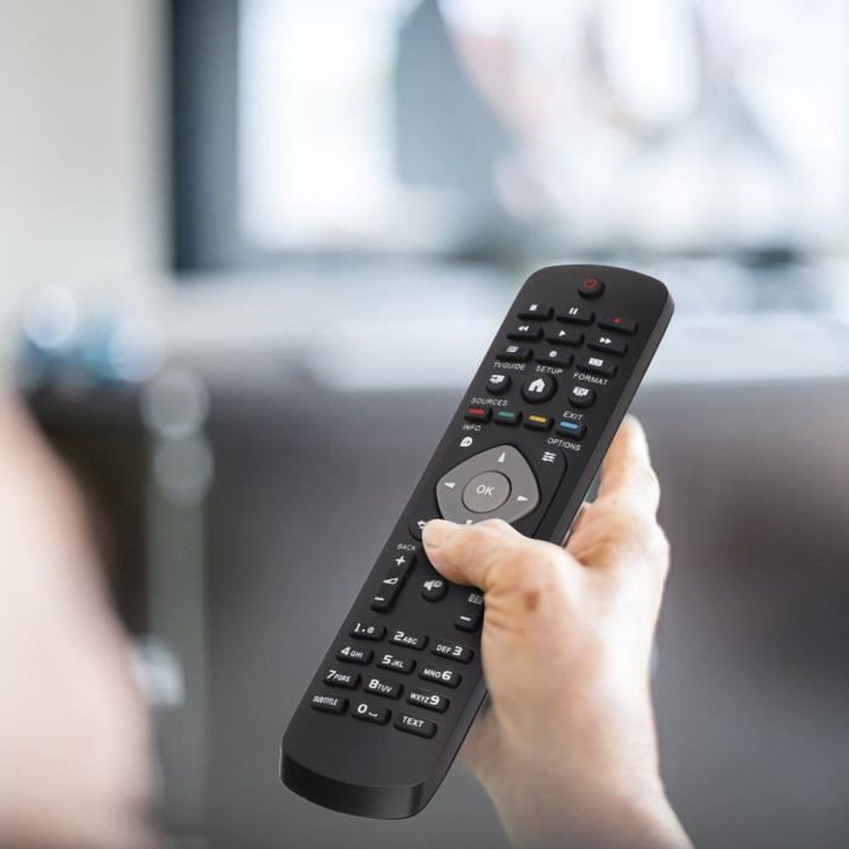 AUN-Télécommande de remplacement pour Philips Télécommande de ...