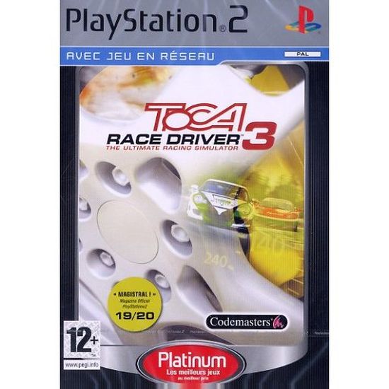 TOCA RACE DRIVER 3 / PS2 Platinum - Cdiscount Jeux vidéo