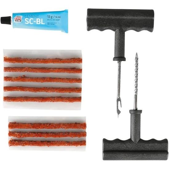 Kit De Réparation Pneu Tubeless, Kit Mèche Pneu - 8 Mèches ...