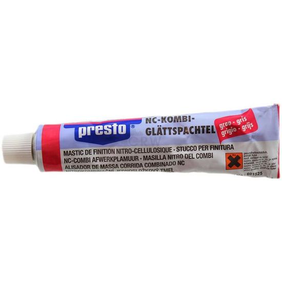 Tube de mastic - Fin - Finition - Nitrocellulosique - Presto - 100g ...