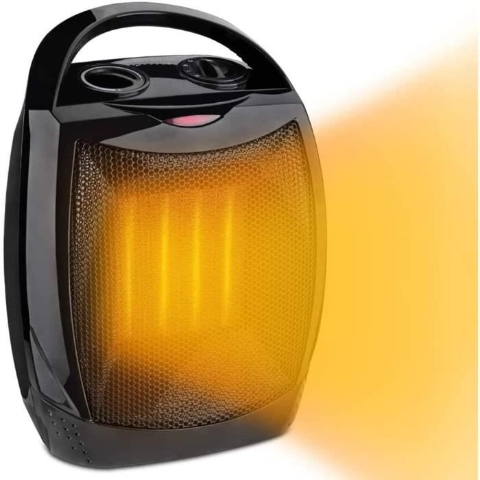 Chauffage Electrique Mobile, 1500W Radiateur Soufflant, Mini Chauffage ...