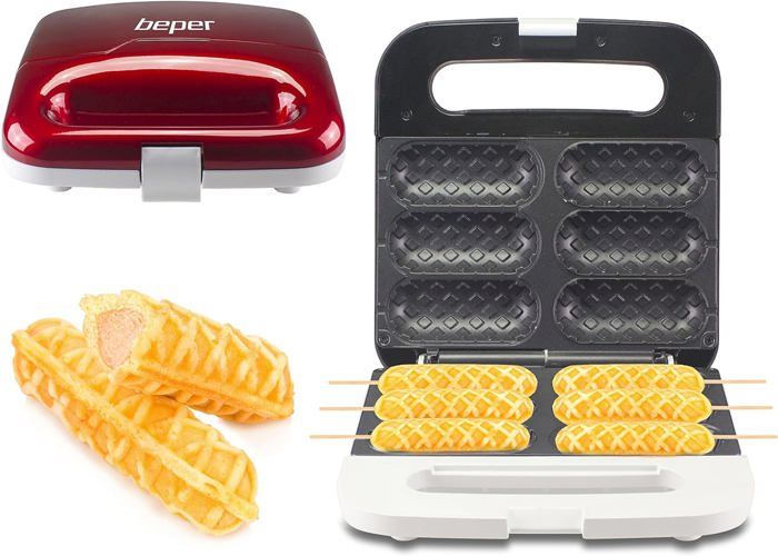 P101Cud100 Gaufrier En Forme De Tablette-Machine A,Waffle Maker Pour 6 ...