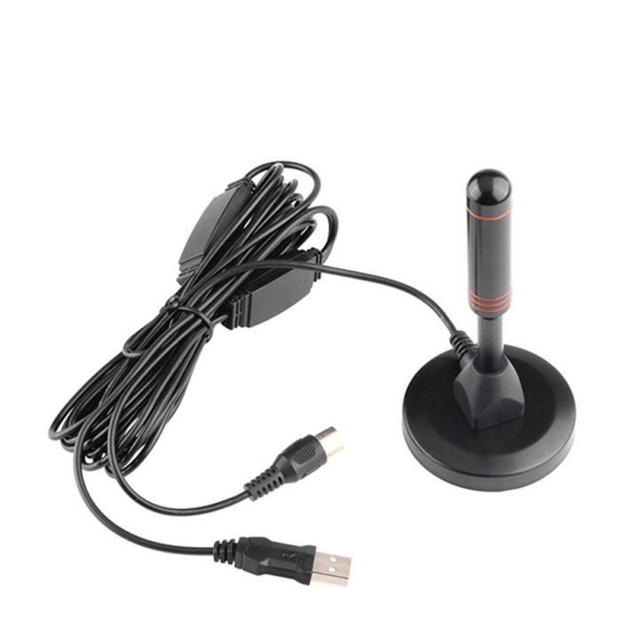 Antenne TV intérieure et extérieure portable, Antenne TV avec base ...