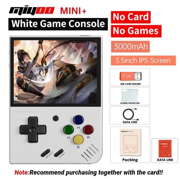 Blanc sans carte - Console de jeu rétro Ata Yoo Mini Plus V3 ...