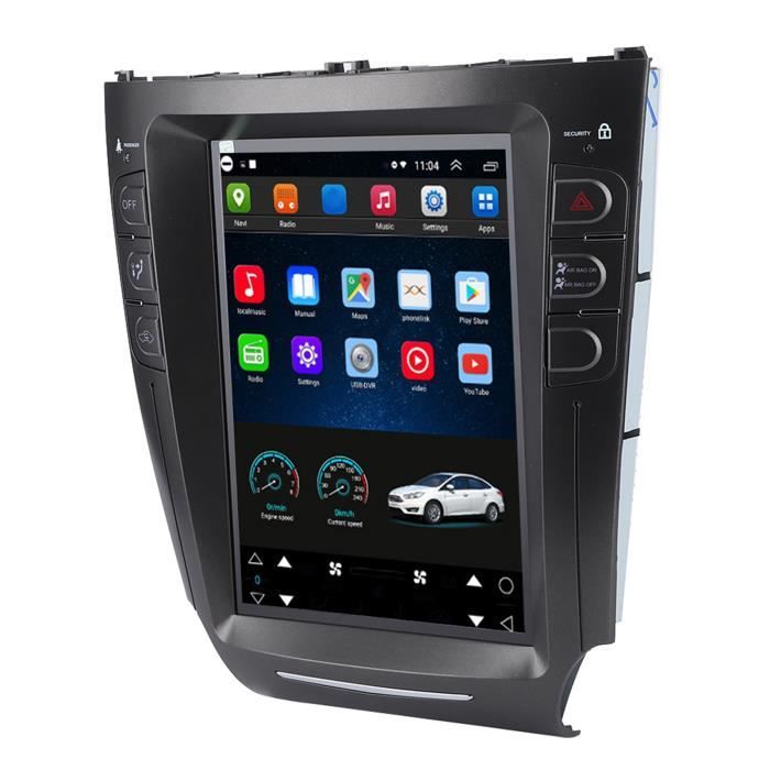 Écran Stéréo Radio 10.4In Autoradio Stéréo Système De Navigation Gps ...