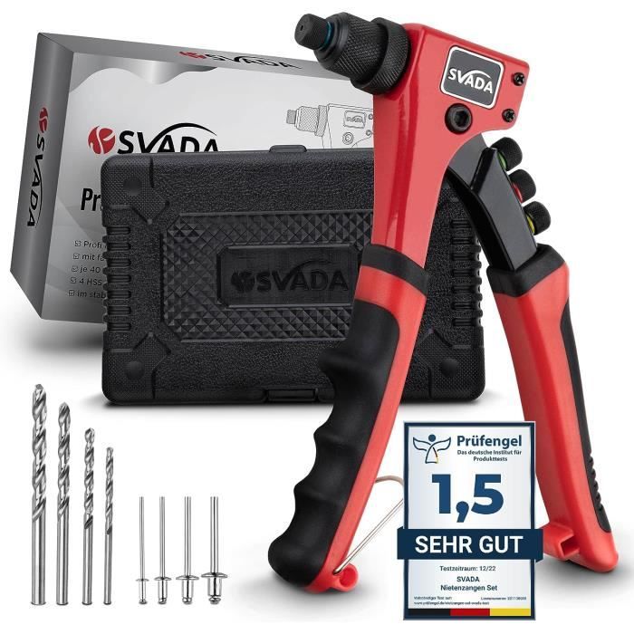 Pince À Riveter Avec 160 Rivets Aveugles Avec Étui Solide Pince À ...