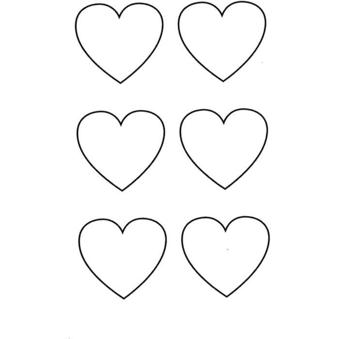 ZOUBAA Mignon Coeur Tatouage Temporaire Autocollant Beauté Faux ...