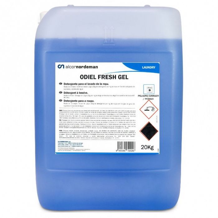 Lessive liquide tout textile - ODIEL FRESH GEL - Bidon 20l ...