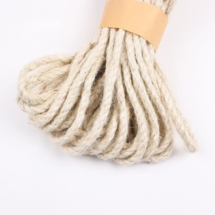 Ficelle De Jute Pour Tour D'Arbre À Chat 5 Mm Corde De Rechange Pour ...