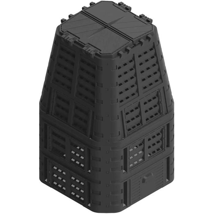 Composteur de jardin en plastique recyclé – 1000 litres – Créez un sol ...