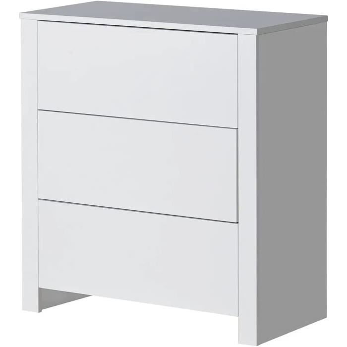 Commode à Langer Blanche - Table à Langer - Transformable en Commode ...