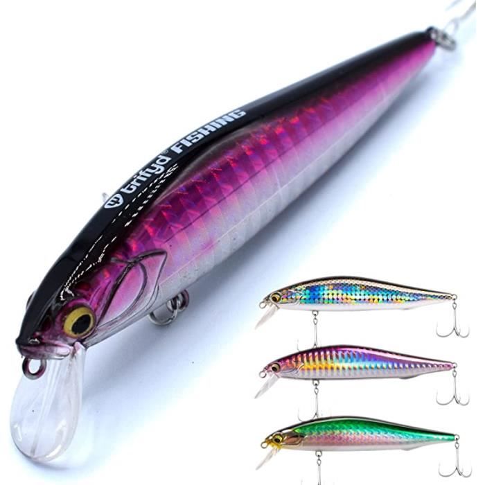 Trifyd ® Fishing - Leurre Grosse Truite ou Petits carnassiers 8 cm - 10 ...