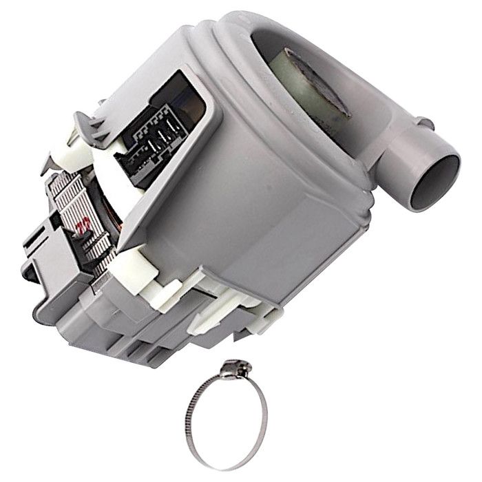 Pompe de cyclage + chauffage - CANDY - Compatible Lave-vaisselle BOSCH et SIEMENS - Gris - 56083 ...