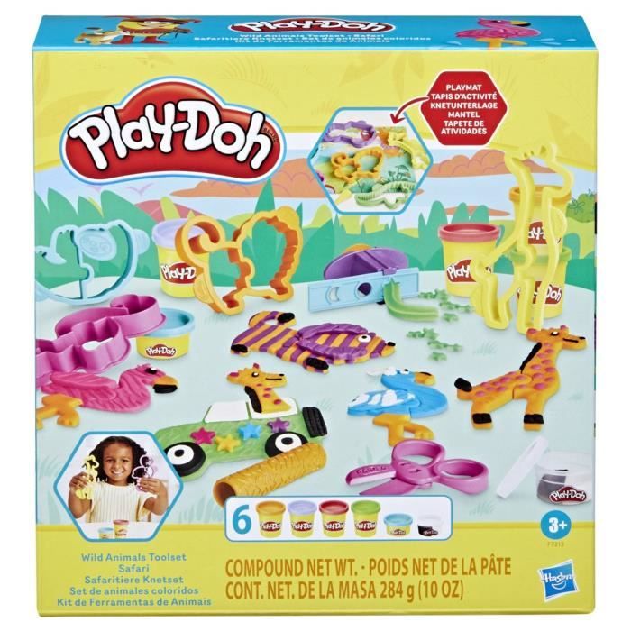 Play-Doh coffret Safari, loisir créatif de pâte à modeler pour enfants ...