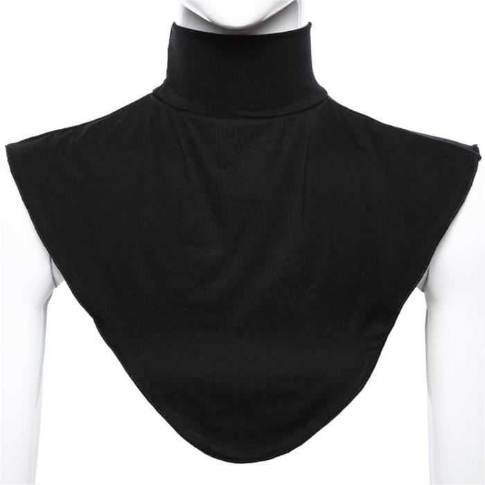 2016 Femmes Modeste musulman Islamique faux col... Noir - Cdiscount ...
