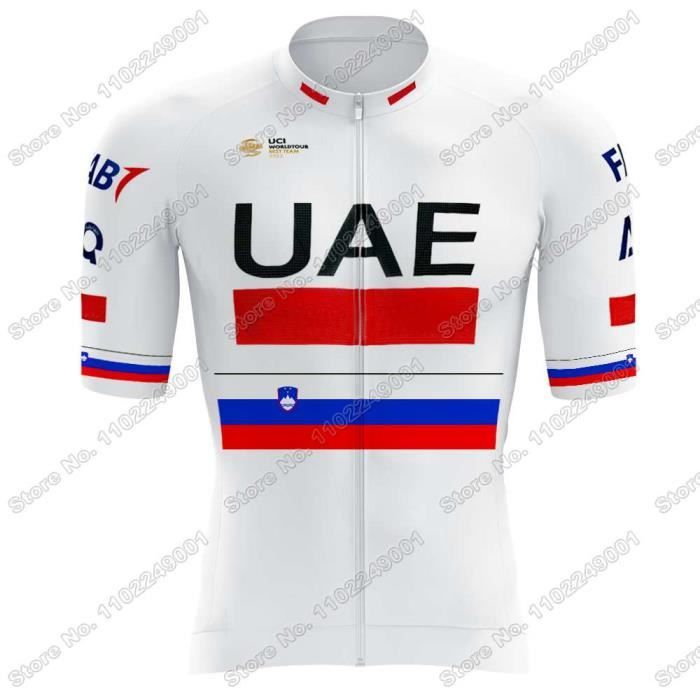 Maillot de cyclisme UAE Team Tadej Pogačar 2024 France TDF pour homme ...