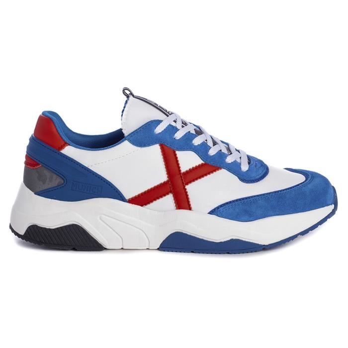 Munich wave 93 Blanco/azul/rojo - Cdiscount Chaussures