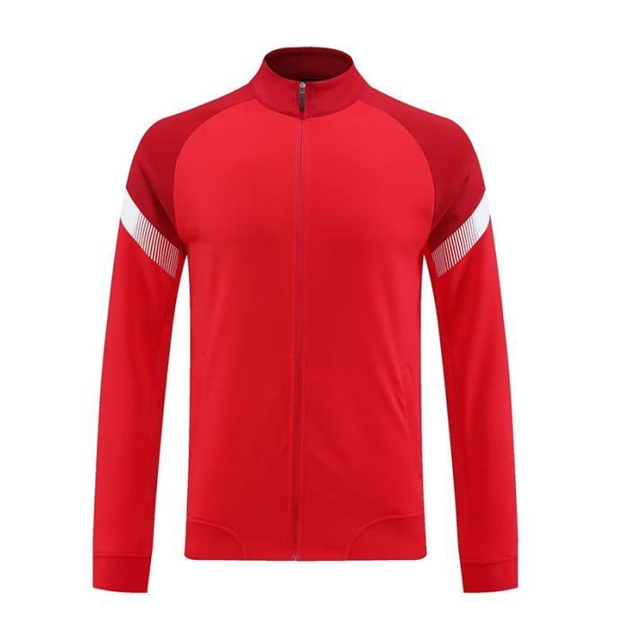 Veste de Sport Homme Football Manches Longues Zippee Col Montant ...