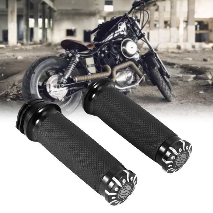 OMABETA Poignées de moto Poignées de guidon de moto 1 po pour Cruiser ...