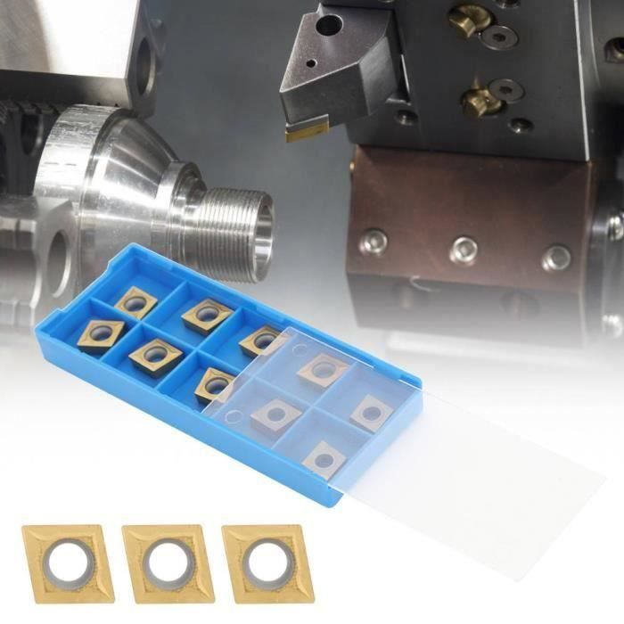 Insert CNC 10 pièces CNC insert acier à ressort NC3020 pour couper de grands bords et traiter ...