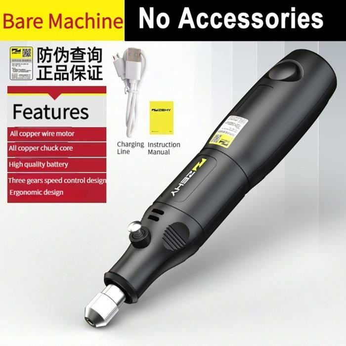 Stylo Graver Sans Fil Ensemble De Broyeur lectrique Rechargeable Mini Broyeur Micro Outil ...