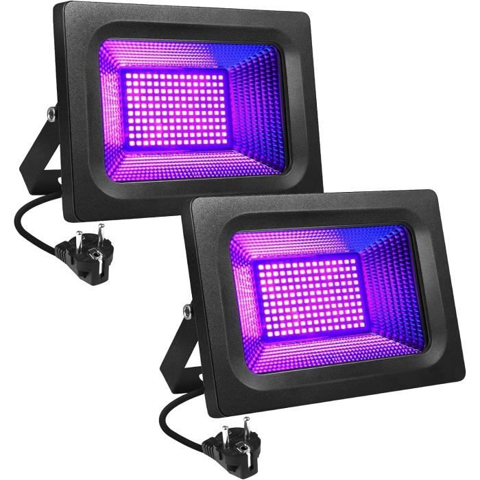 Led Uv Lumière Noire, 30W Violet Projecteurs Led Uv, Ip65 Étanche Uv-A ...