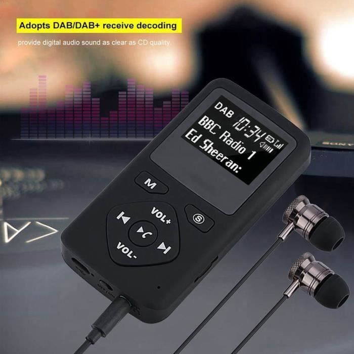 Beiping-récepteur radio DAB Portable DABDAB + récepteur radio numérique ...
