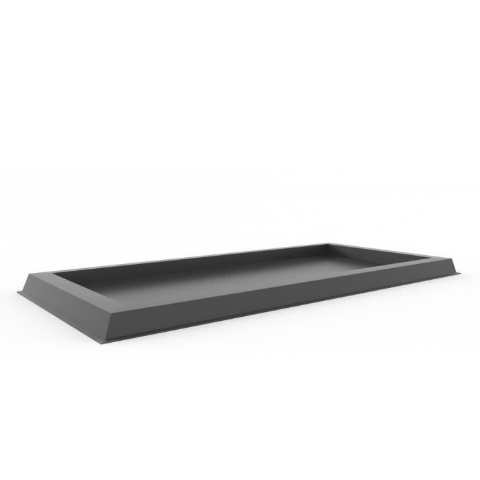 Sous-Pot rectangulaire - TEKNOPLAST - Matera - Finition Sablée - 108 ...