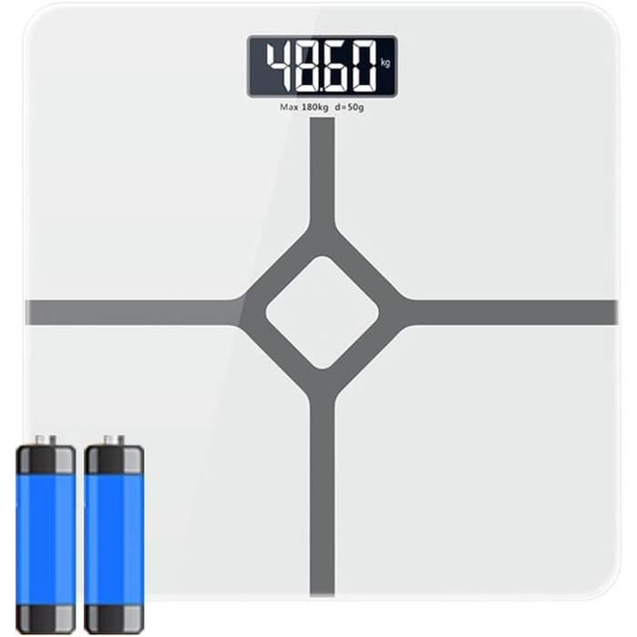 Pèse-Personne Électronique Balance Digitale De Poids Corporel ...