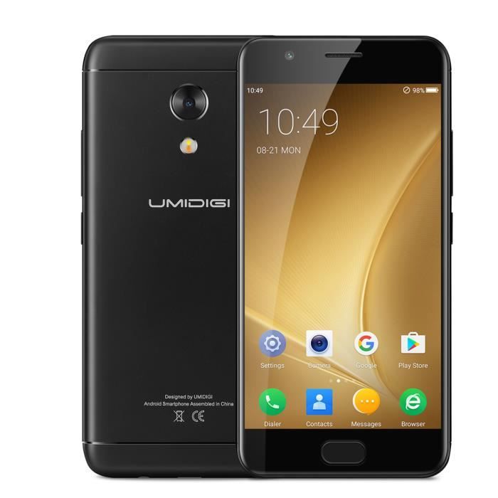 UMIDIGI C2 Smartphone 4G LTE 4Go RAM+64Go ROM Android 7.0 Octa Core 5.0 ...
