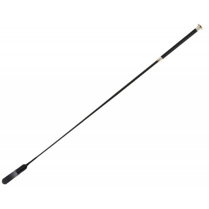 Cravache de dressage équitation pour cheval Whip & Go Claquette - noir ...