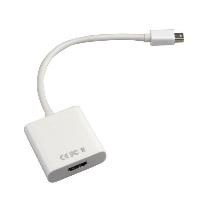 Tera Câble Adaptateur 1080P Thunderbolt / Mini DisplayPort vers HDMI ...