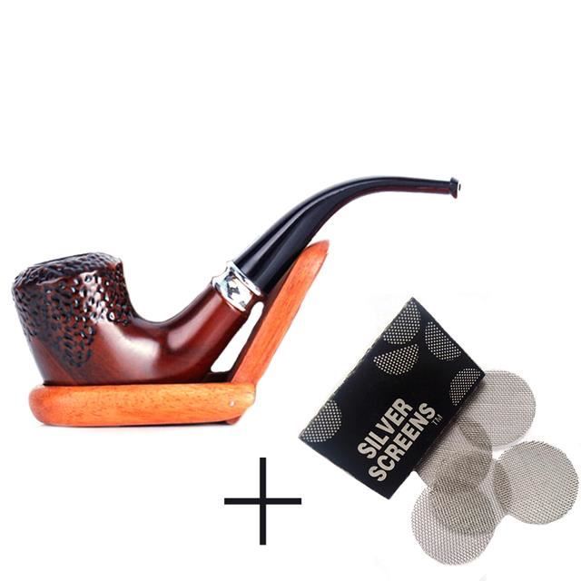 PIPE,--Tuyau sculpté avec filtre de cheminée, tuyau de fumée en résine ...