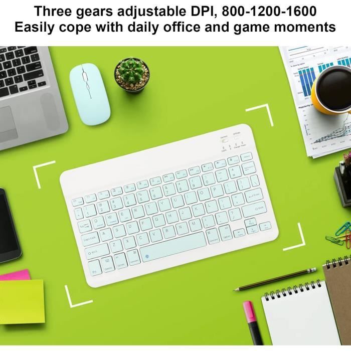 Ensemble Clavier Et Souris Sans Fil 10 Pouces, Clavier Et Souris ...