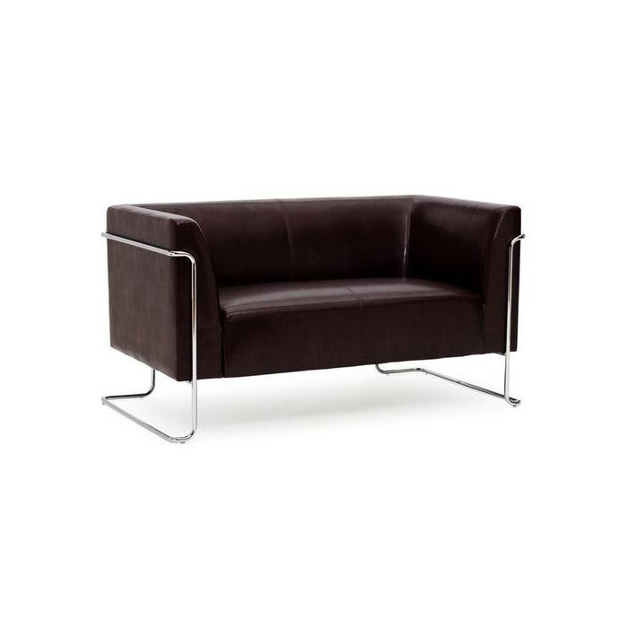 Divan lounge CURACAO - HJH OFFICE - 2 places - Marron - Moderne ...