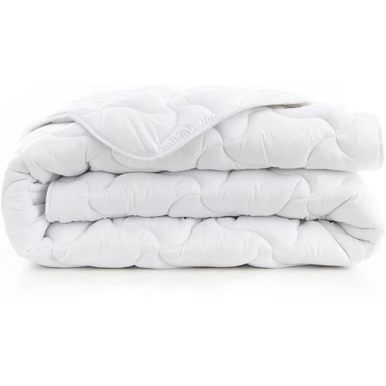 Couette de lit écoresponsable Douceur Absolue blanc ABEIL Dimension ...